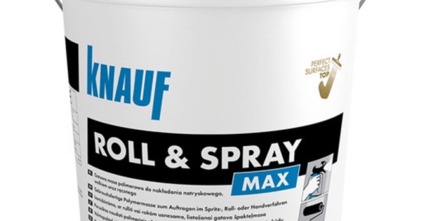 Knauf Roll & Spray Max | Readymade Polymer Putty | 25 Kg