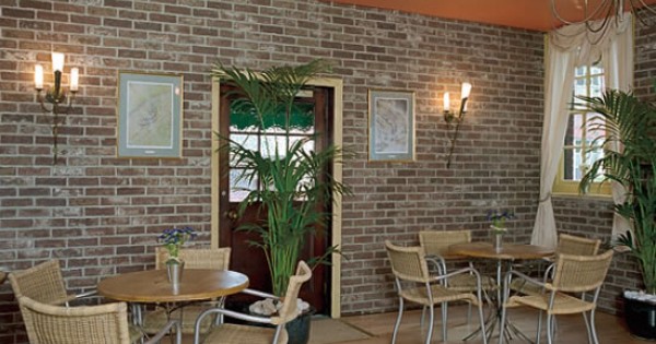 Internal Wall Lining with I-Clad Brick Slip Cladding System