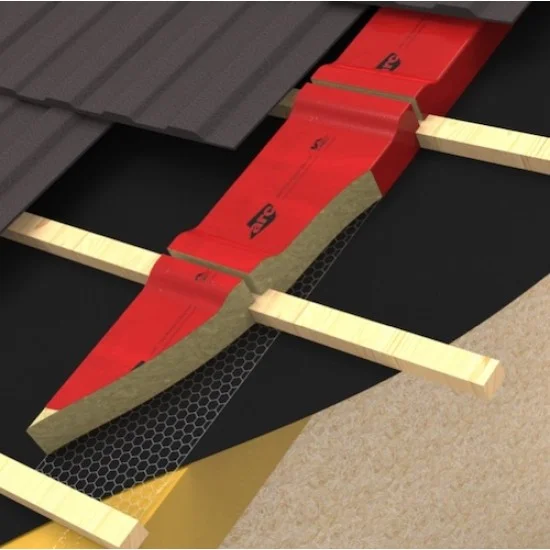 ARC T-Barrier Pitched Roof for 100mm Party Wall Cavity | Fire Barrier ...