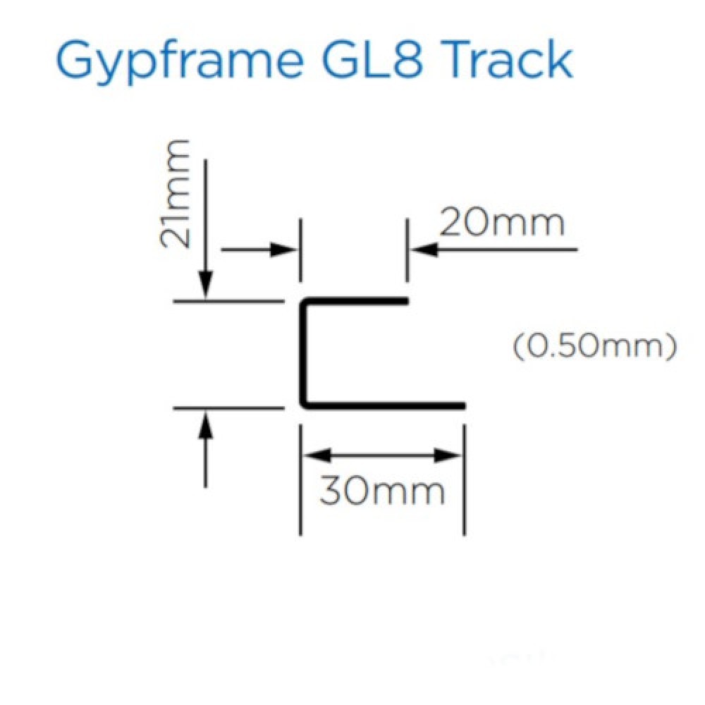 British Gypsum Gyplyner GL8 Track | Metal Frame Wall and Ceiling ...