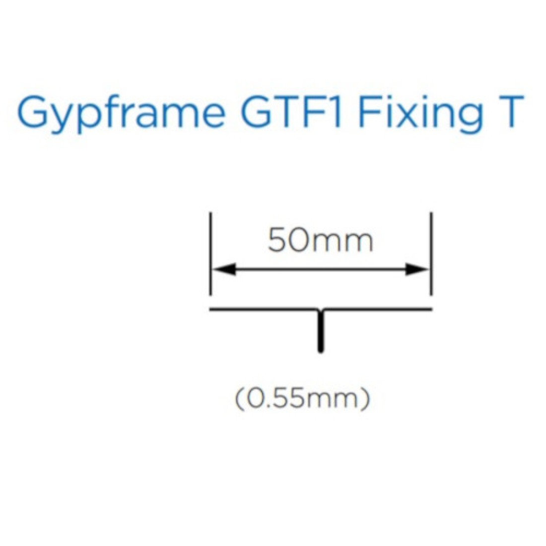 British Gypsum Gypframe GFT1 Fixing 'T' | Metal Stud Wall Systems ...