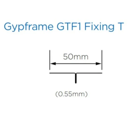British Gypsum Gypframe GFT1 Fixing 'T' | Metal Stud Wall Systems ...