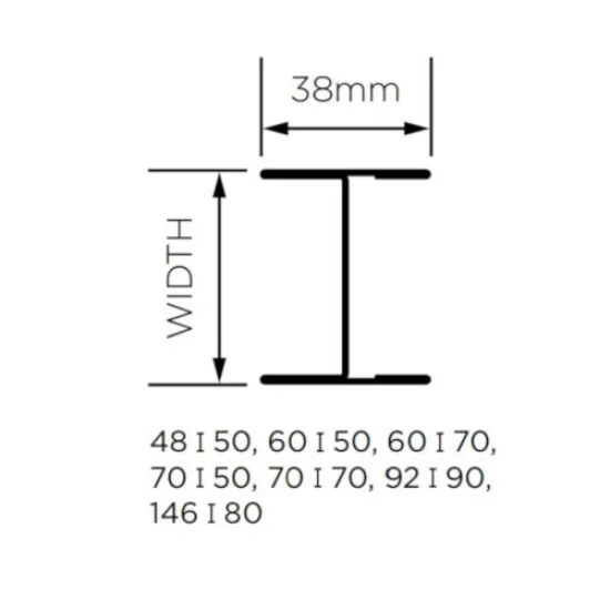 British Gypsum Gypframe 60 I 70 'I' Stud 3.6 m | Metal Stud Wall ...