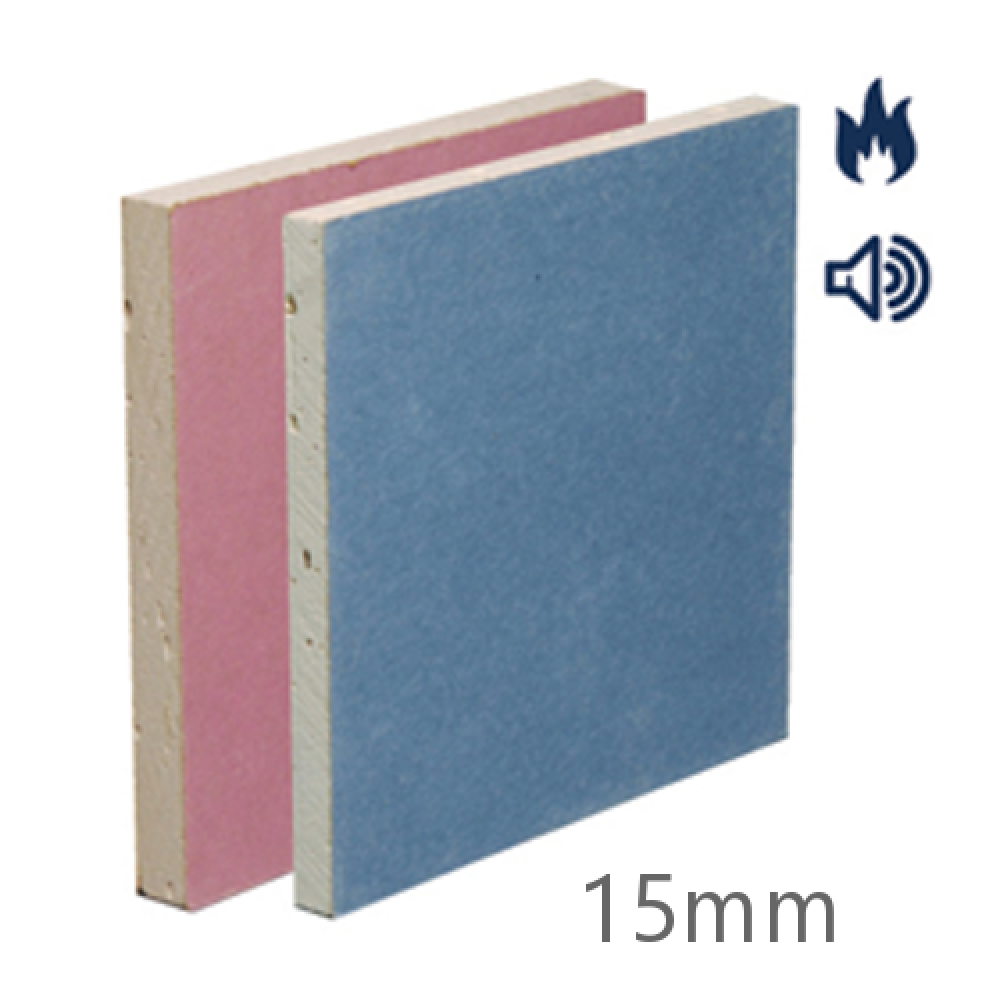 15mm Gyproc SoundBloc F High Density Acoustic Board 1200x2400mm