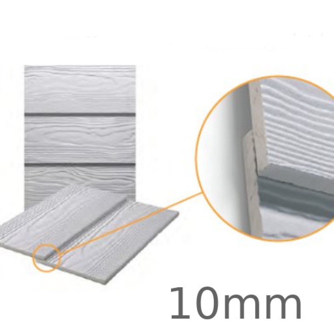 10mm Cedral Lap Cladding Board | Fibre Cement | Standard Painted