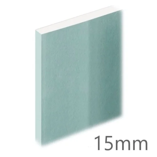 15mm Knauf Moistureshield Plasterboard Moisture Resistant Wall Board