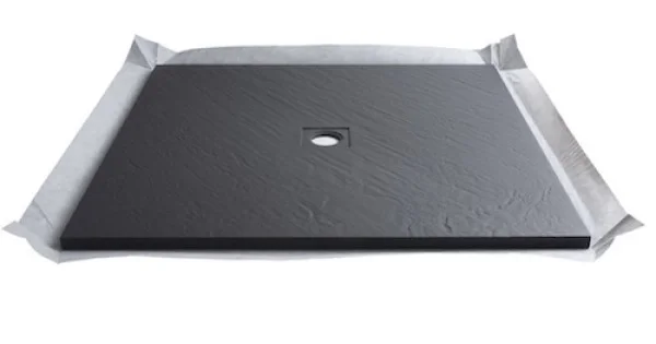 Marmox Slate Grey Decotray | Centre Draining Shower Tray | 1000mm x 1000mm