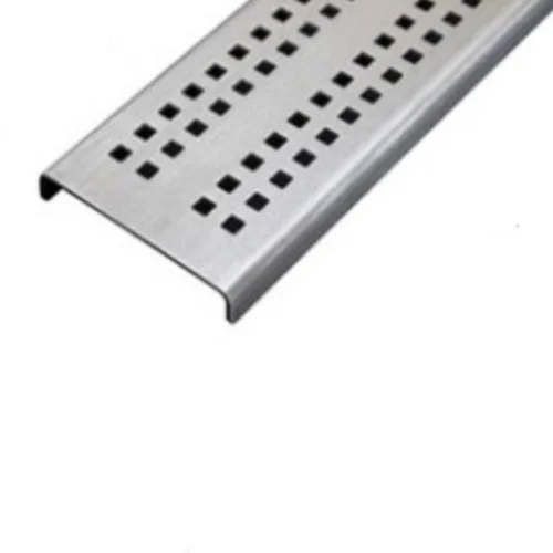 Marmox Minilay Linear Square Grate Stainless Steel Shower Drain Cover