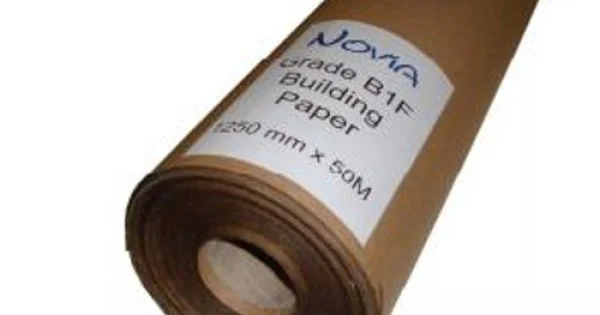 Novia BS 1521 Grade B1F Building Paper | 1.25m x 50m Roll