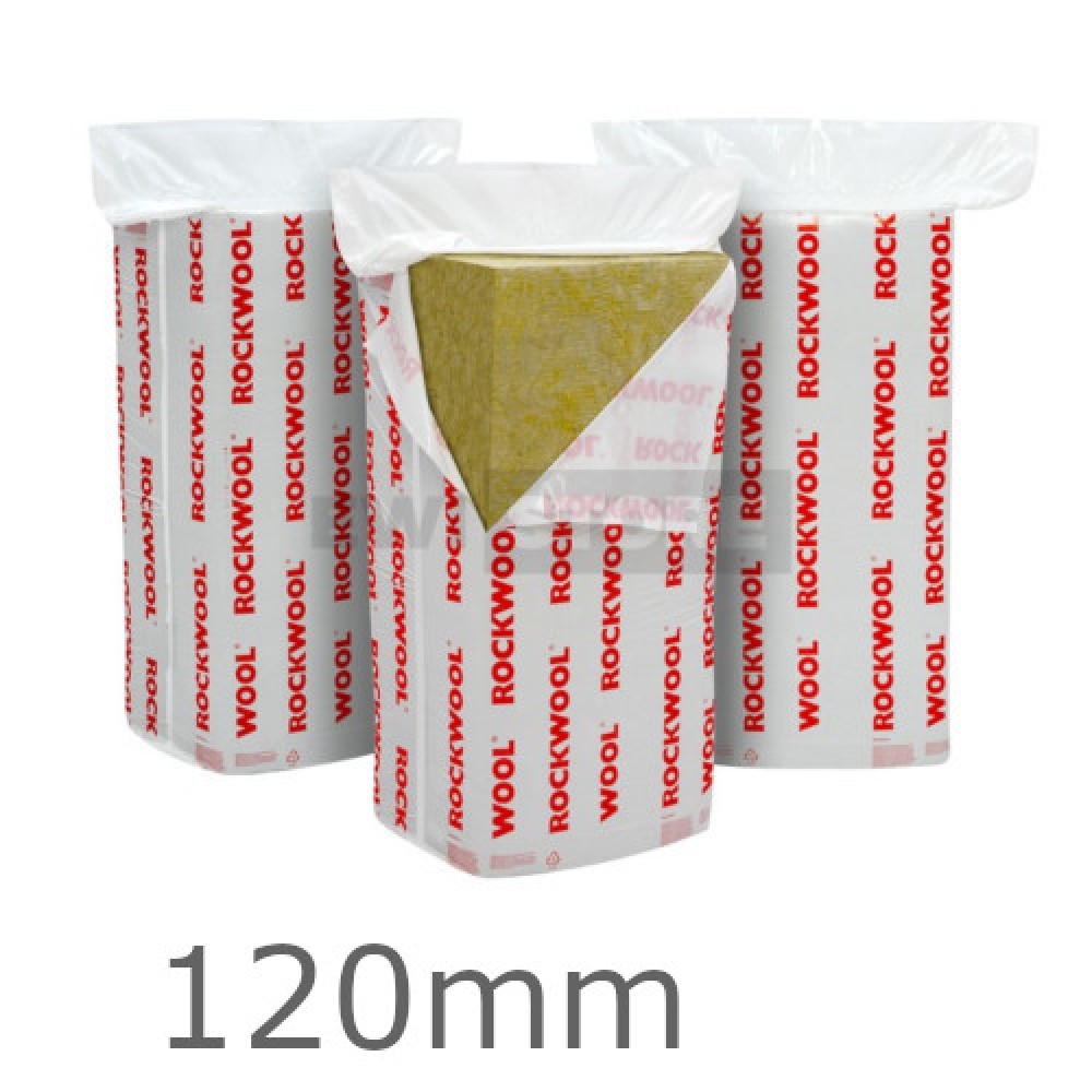 120mm Rockwool Dual Density Slab for Insulated Renders (pack of 2)
