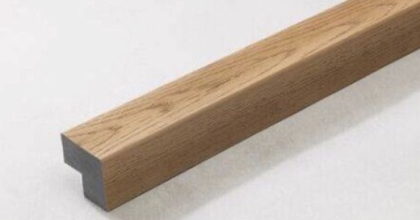 Millboard Envello Board and Batten Square Corner Profile | Golden Oak ...