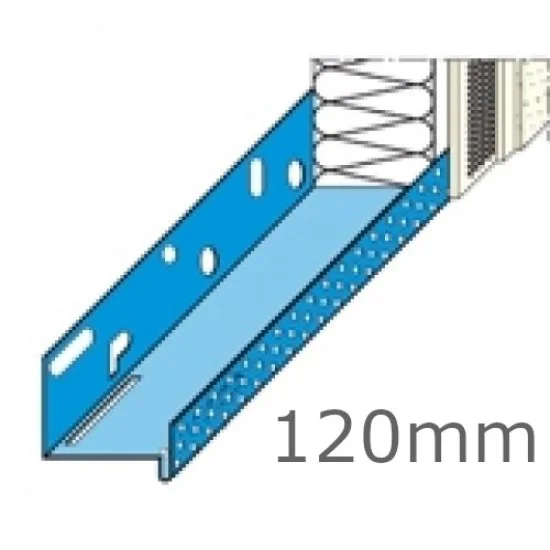 120mm Stainless Steel Base Track (pack of 6) | External Wall Insulation ...