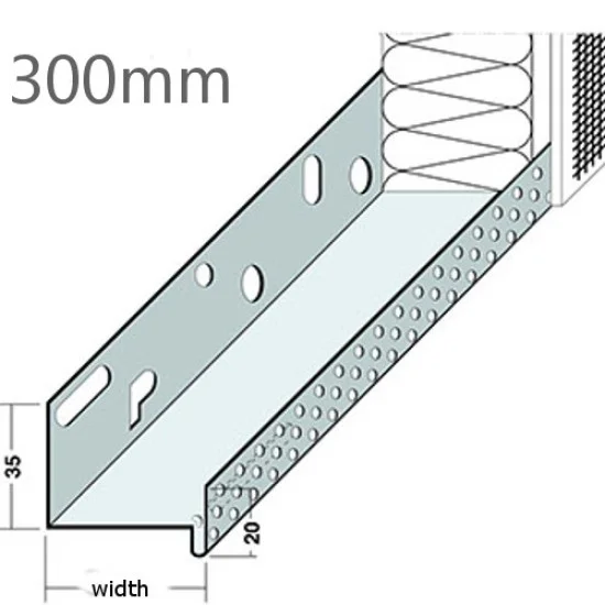 300mm Aluminium Base Track | External Wall Insulation | Base Bead