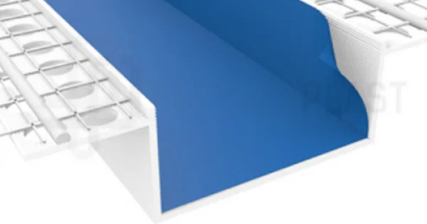 50mm PVC Rustication Profile with Mesh | Render Groove Bead | External ...