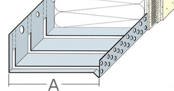 90mm Aluminium System Starter Track Profile for Curved Walls - pack of 5