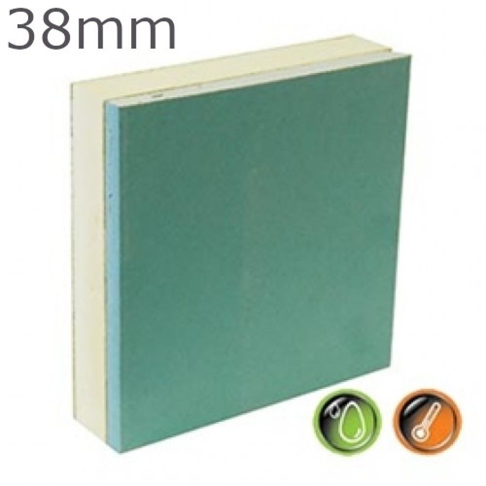 38mm British Gypsum Gyproc Thermaline PIR MR Insulated Plasterboard ... 38mm British Gypsum Gyproc Thermaline PIR MR Insulated Plasterboard ...