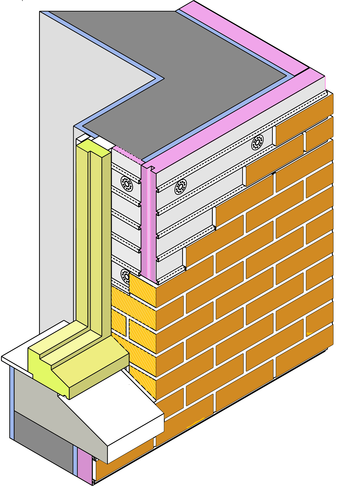 External Wall X-Clad Brick Slip Cladding System | External Wall ...