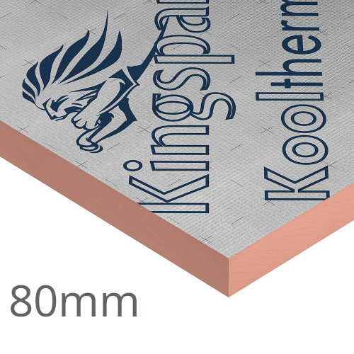 80mm Kingspan Kooltherm K15 Rainscreen Board | Rigid Insulation Boards ...