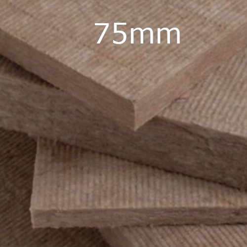 75mm Rocksilk RS45 Universal Insulation Slab Knauf | Rock Wool Insulation