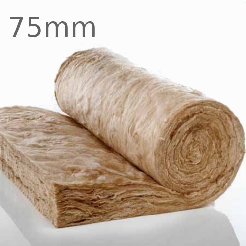 75mm Knauf Earthwool Rafter Roll | Glass Mineral Wool Insulation
