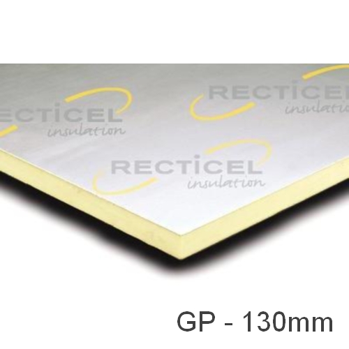 130mm Recticel Eurothane GP PIR Insulation Board | Multiple Applications
