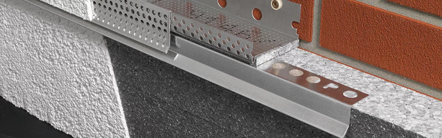 6mm Aluminium Full System Horizontal Joint Angle | External Wall Insulation