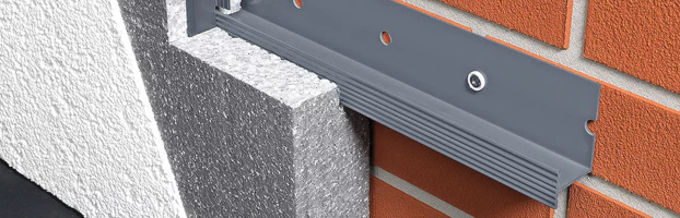 2m Aluminium Rail System Support Track | External Wall Insulation